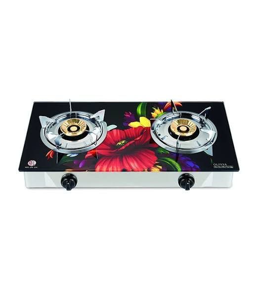 RFL Double Glass NG Gas Stove Olivia | Daraz.com.bd