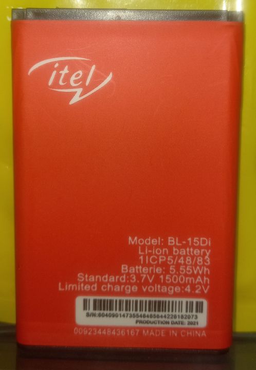 iTel mobile 15Di battery | Daraz.pk