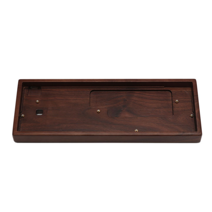 GH60 Walnut Wood Mechanical Keyboard Case - CNC Aluminum 60% Layout for ...