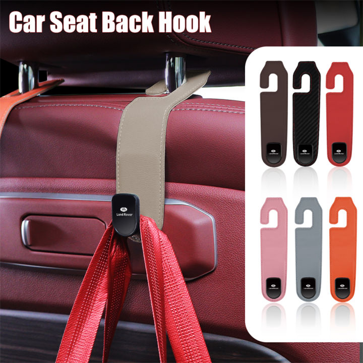 Leather Car Back Seat Hook Headrest Hanging Hooks Auto Accessories For ...