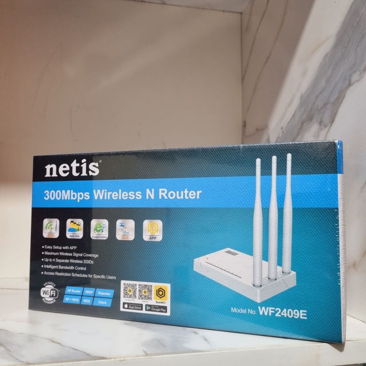 Netis WF2409E 300 Mbps Wireless N Router (3 Antenna) | Daraz.com.bd