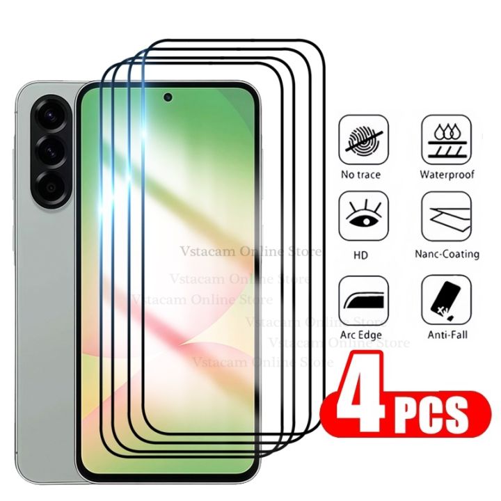 4PCS Tempered Glass for Samsung Galaxy A56 A36 A26 5G Screen Protector ...