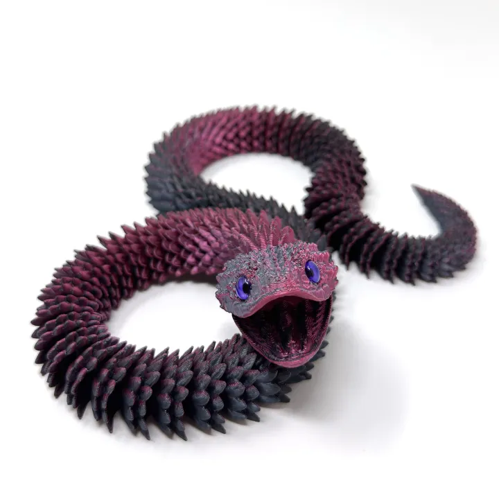24in 3D Animals Printed Snake Toys,Fidget ADHD Snake FlexibleToys ...