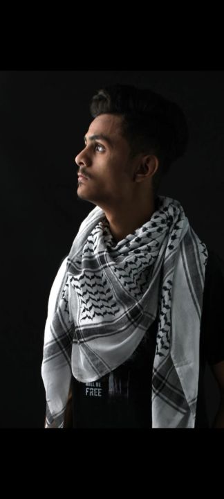 Palestine Scarf Keffiyeh Printed Neck Chief Shemagh For Men | Daraz.pk