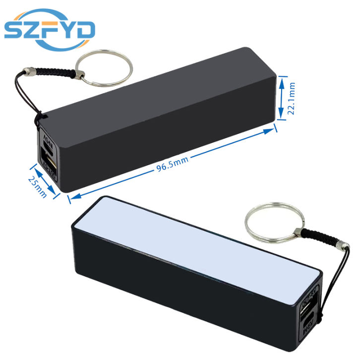 USB Power Bank Case Kit 18650 Battery Charger DIY Box Shell Kit Black ...