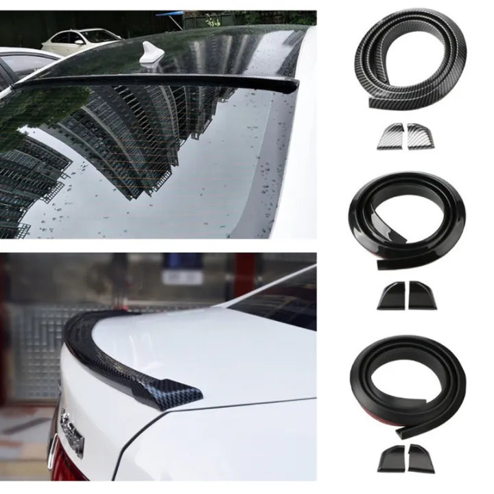 Universal Spoiler 1.5M Car-Styling 5D Carbon Fiber Spoilers DIY Refit ...
