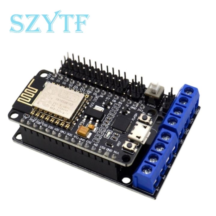 L293D Motor Shield Board Wireless Wifi Esp8266 Esp-12E Node MCU ...