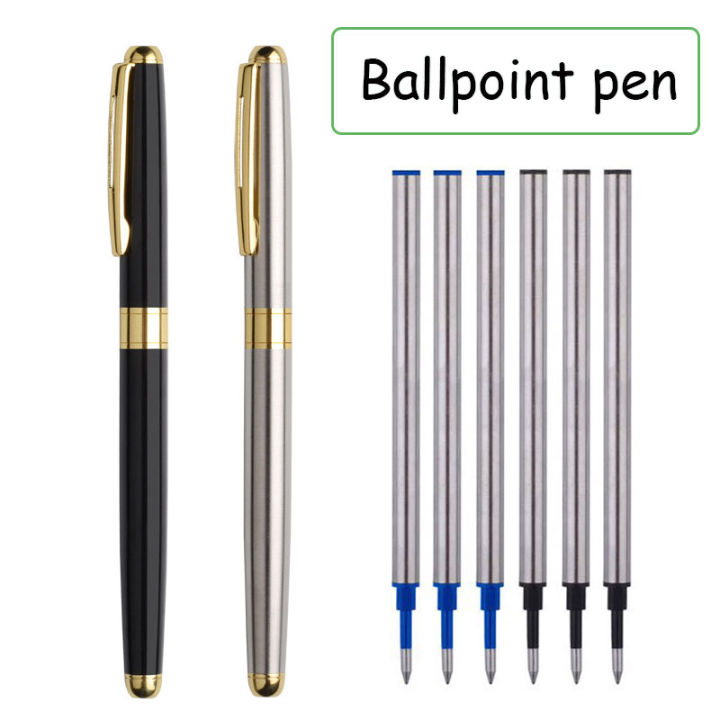 High quality ballpoint pen business signing pen stainless steel ...