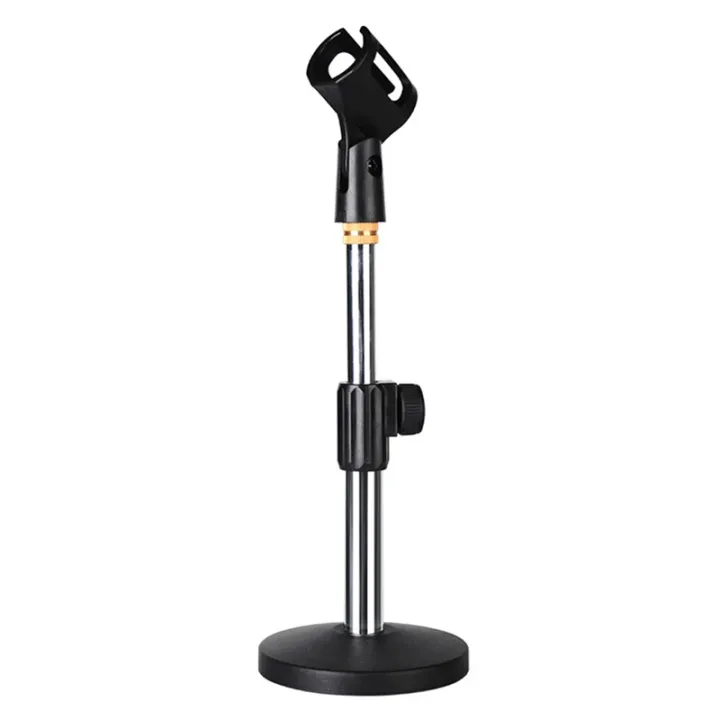 Portable Microphone Stand Professional Pedestal Feet Adjustable Desk ...