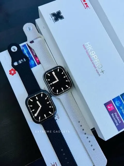 Hk9 pro plus (Apple series 8) 100% Original with leather strap with ...