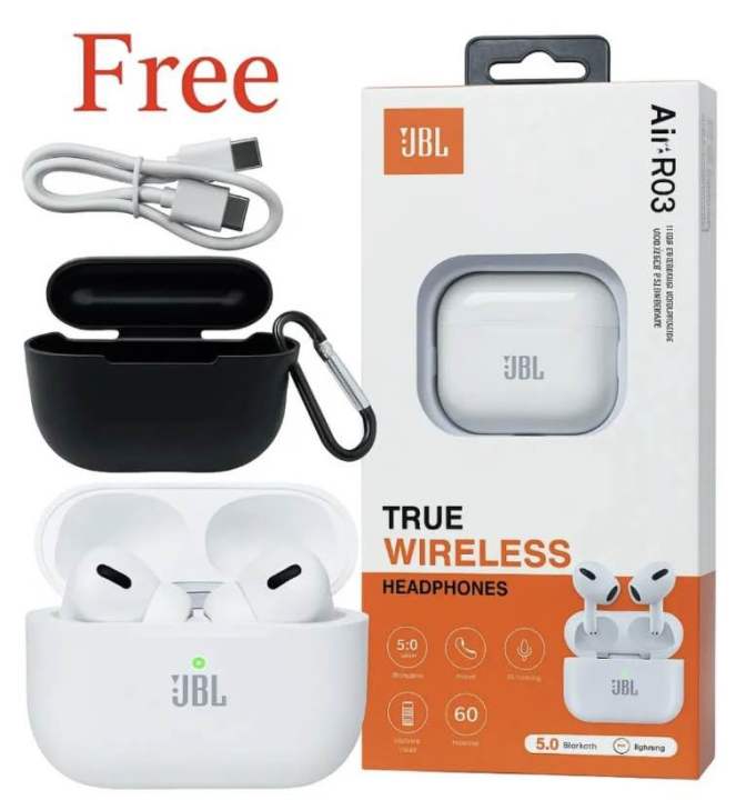 JBL Air RO3 TWS True Wireless Earbuds Airpods Pro Earbuds Premium (With ...