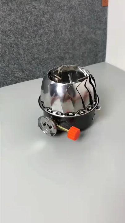 Portable Windproof Camping Stove Gas stainless steel outdoor Stove ...