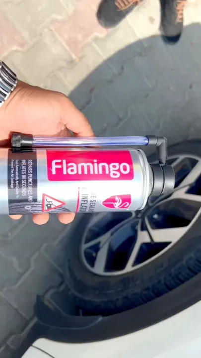 Flamingo Tire Liquid Sealant - Instant Small Puncture Repair & Tire ...