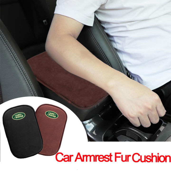 Suede Leather Armrest Mat Arm Rest Protection Cushion Auto Armrests For ...