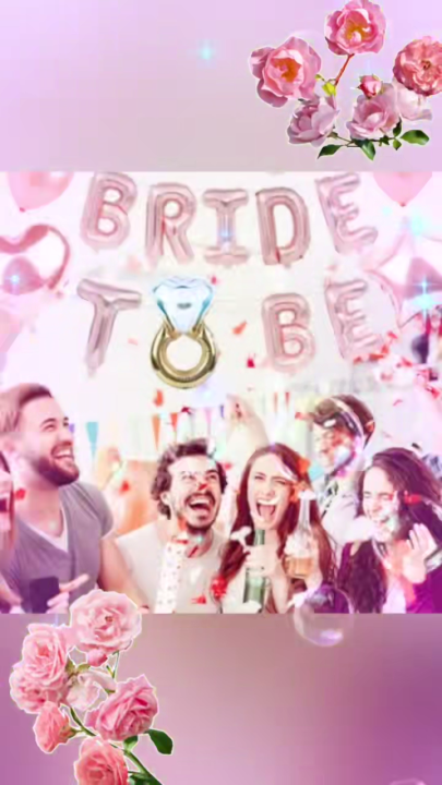 MISS TO MRS / BRIDE TO BE Foil Letter Balloons – 16 Inch | Bridal ...