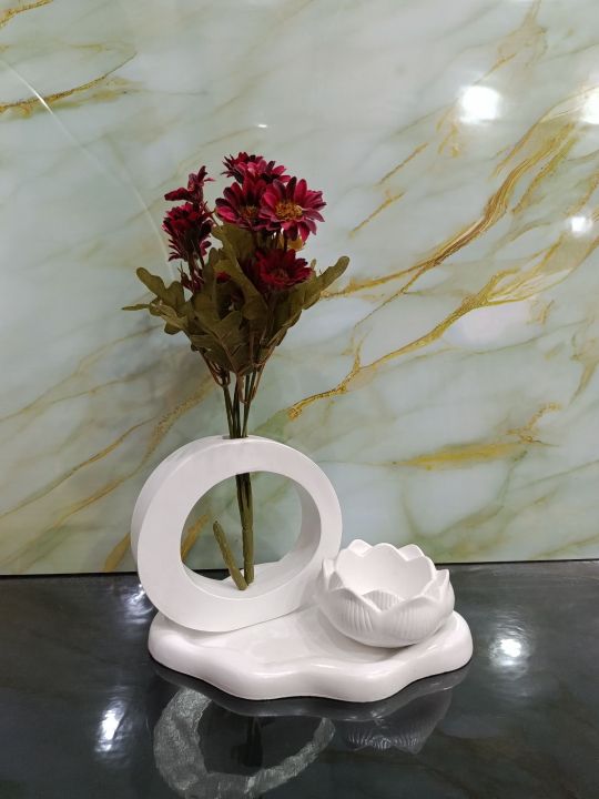 Flower vase with tray | Daraz.lk