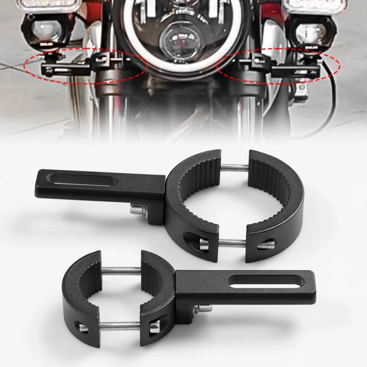 Motorcycle Mounting Bracket Spotlight Headlight Fog Driving Lights ...