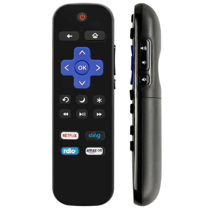 RK-NSRA ROKU TV Remote Control W/Volume & Power Button NOT for Player ...