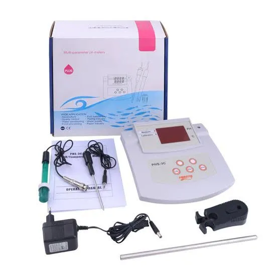 PHS-3C Multi-parameter ph meter Desktop Automatic Calibration Acidity Meter PH/Temp 2 In 1 PH ...