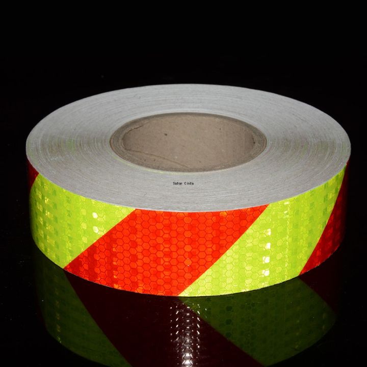 5cm*10m Fluorescent Reflective Tape Outdoor Waterproof Arrow Twill ...