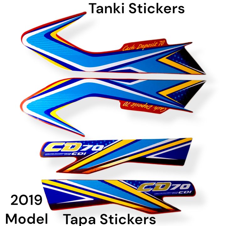 Bike stickers cd 70 Motorcycle/Bike sticker cd 70 Tankini tapa/Stickers ...