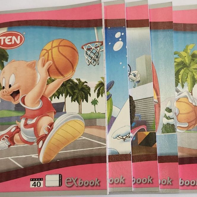 Jet excercise books 40 pages single Rule 5 Book pack | Daraz.lk