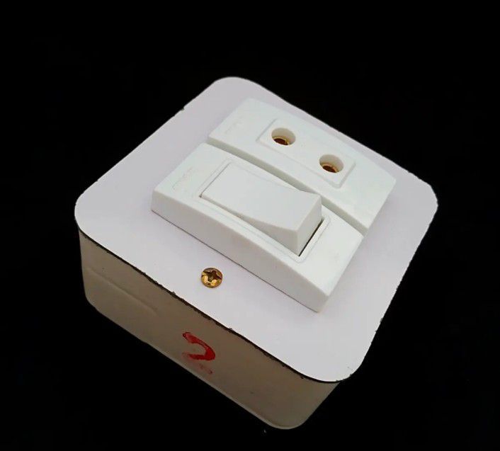Complete electrical bord with 2 switchs (1 bord ) | Daraz.pk