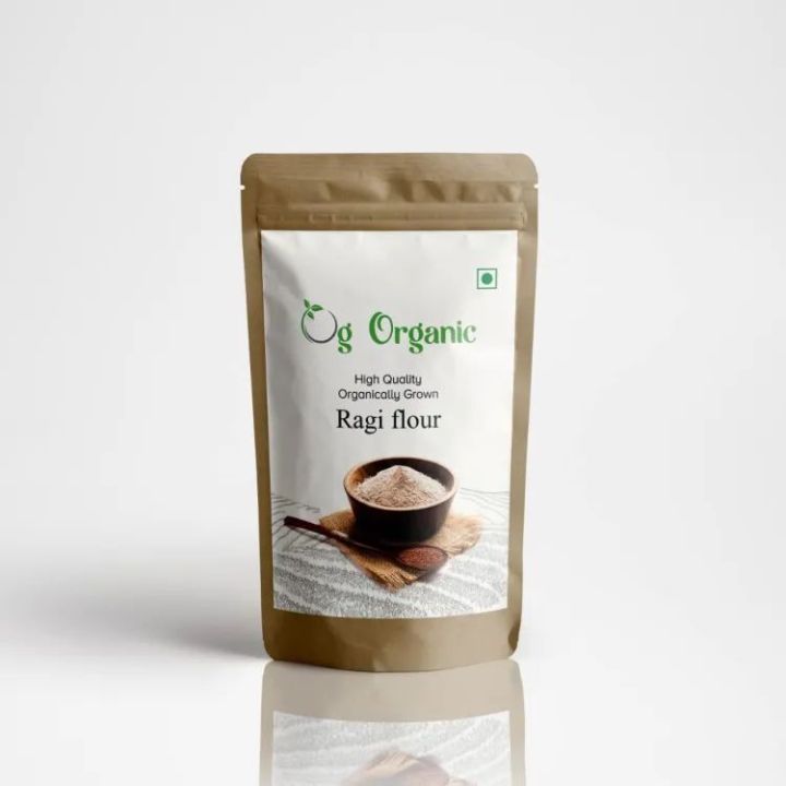 Organic Ragi Flour (250 gms) | Fresh Chakki Ground Aata | Finger Millet ...
