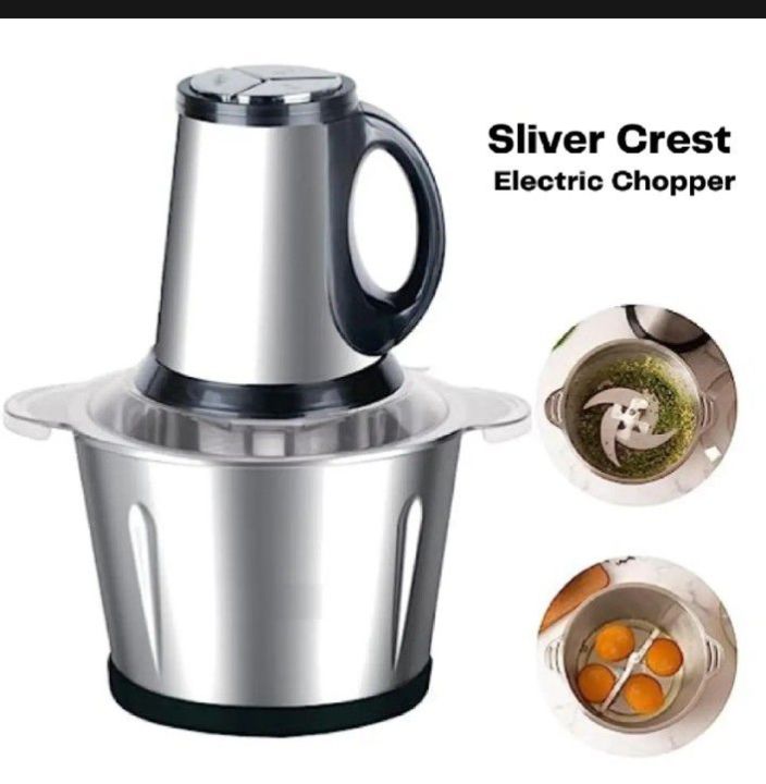 Meat Chopper Electric Silver Crest SUS 304 stainless steel Bowel Capacity L Powerful Pure ...