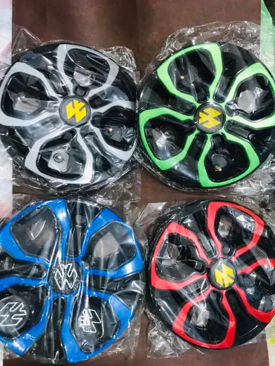 Alloy Wheel Bajaj Three Wheeler Alloy Wheel Rim Cup New Look -Red Black ...