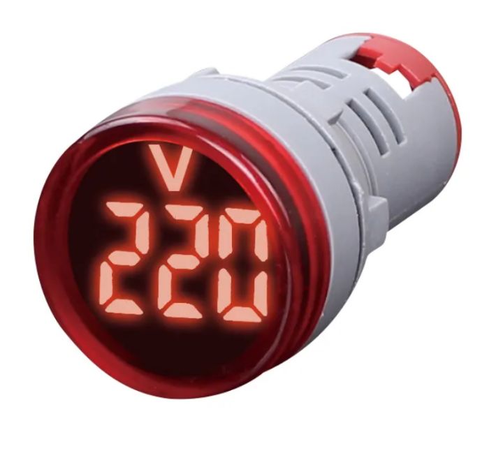 Round Volt Meter DB Light, Voltage Indicator Light, Panel Volt Meter ...