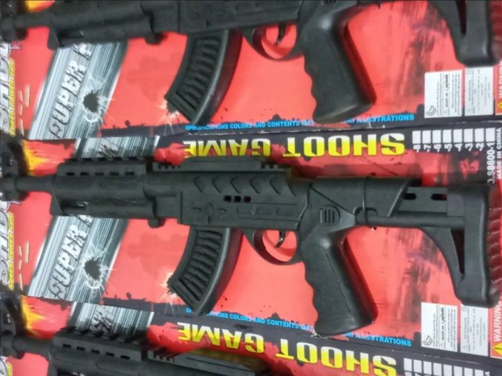 Super Long battery free Machine Gun fire gun toy 60cm | Daraz.lk