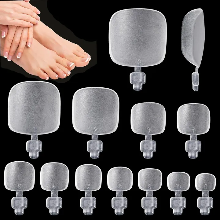30/150/300/600pcs Soft Gel x Toe Nail Tips Short Square Matte Toe Nails ...