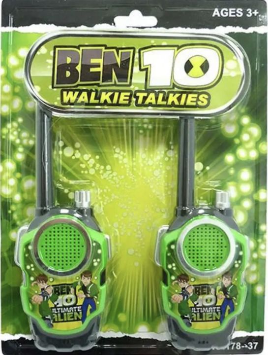Ben 10 cartoon character Walkie-Talky 50 Meter away For kids | Daraz.pk