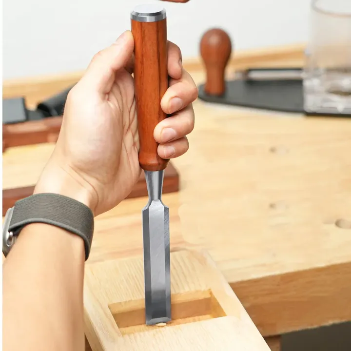 Finely Crafted Wood Chisel for Woodworking,Cr-V Steel Bevel Edged Blade ...