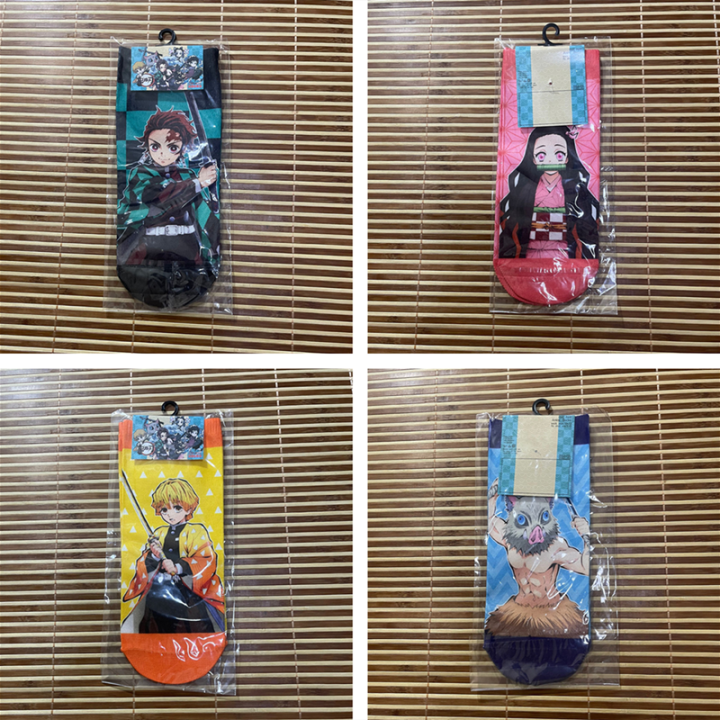 Anime Demon Socks Kamado Tanjirou Nezuko Agatsuma Zenitsu Accessories ...