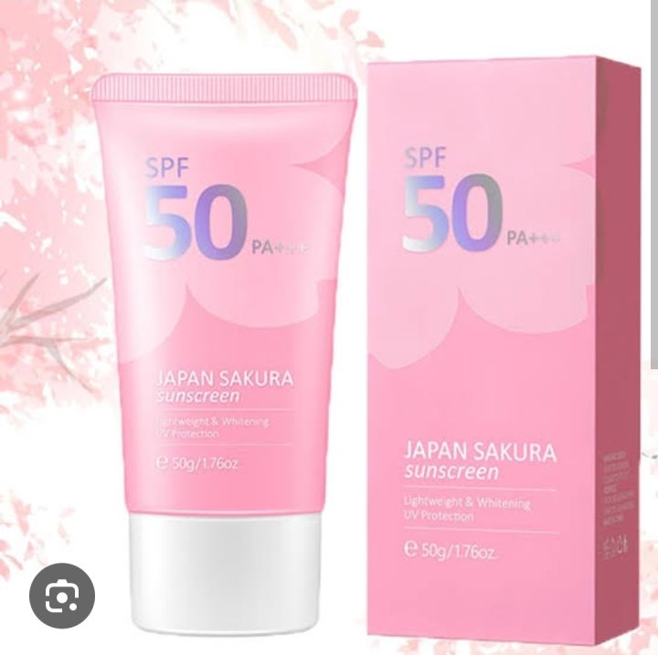 Laikou Japan Sakura sunscreen 50pa+++SPF (50gm) | Daraz.com.bd