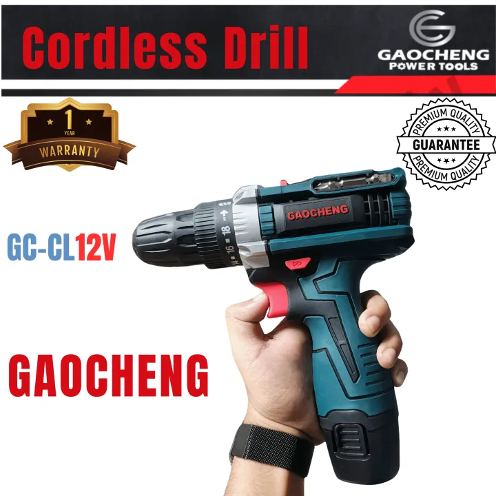 GAOCHENG Cordless Drill 12Wh (GC-CL12V) New ORIGINAL 100% | Daraz.com.bd