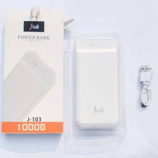 J-CELL Power Bank Original 10000Mah Model: J-103 1 TO 3 Phone Charging ...