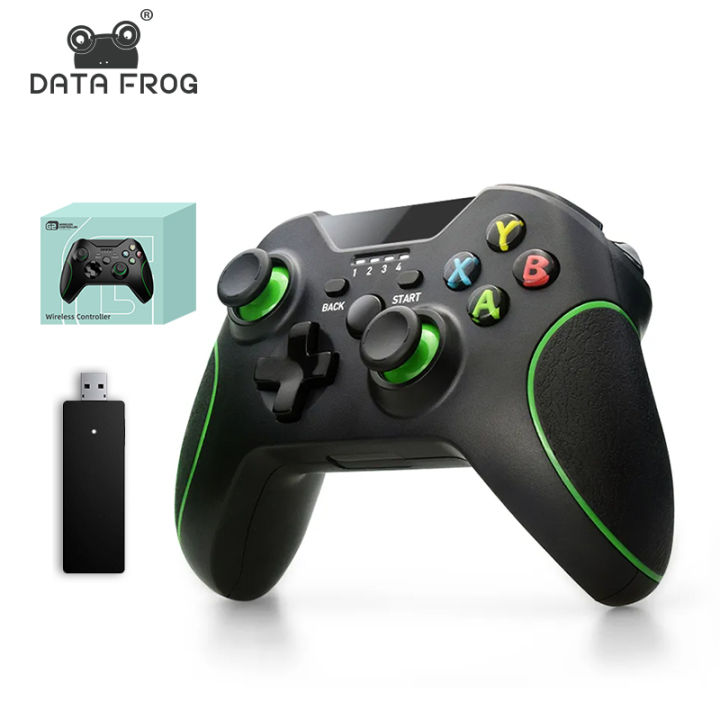 DATA FROG 2.4G Wireless Game Controller for Xbox One Control Joystick ...