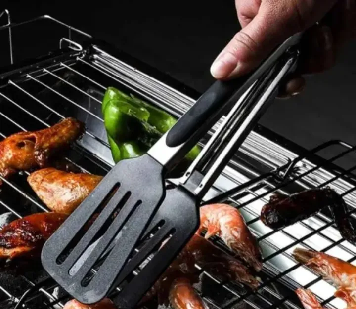 Tong Nonstick Chimta For Kitchen Use NonStick Stainless Steel 10 Inch ...