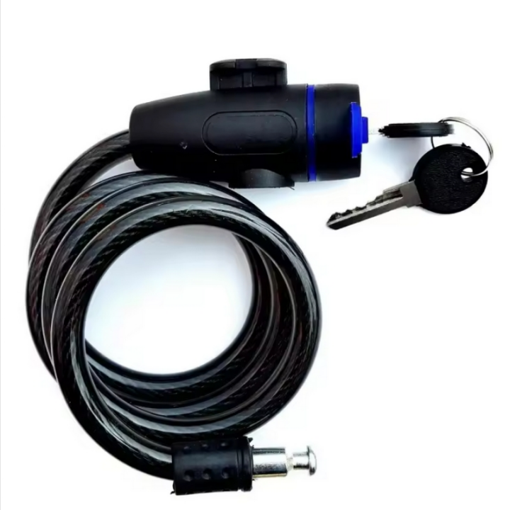 Heavy Duty Motorcycle Chain Lock Metal Anti Theft Bike Lock with 2 Keys ...