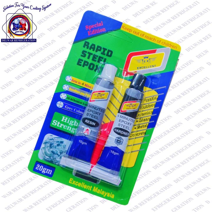 Rapid steel epoxy high strength sets in 4 minutes 20g | Daraz.com.bd