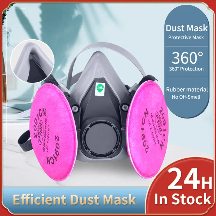 Dust Mask 6200 Spray Paint with 2091 P100 Anti-particle Filter ...