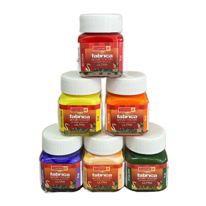 Camel Acrylic Color - 15ml, Fabric Color Paint | Daraz.com.np