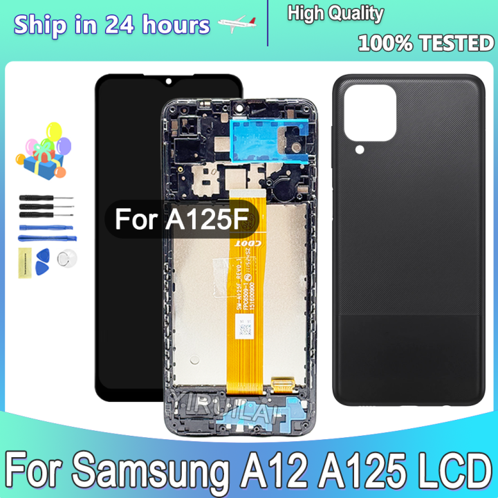 6.5''Amoled For Samsung Galaxy A12 A125F A127F LCD Display Touch Screen ...
