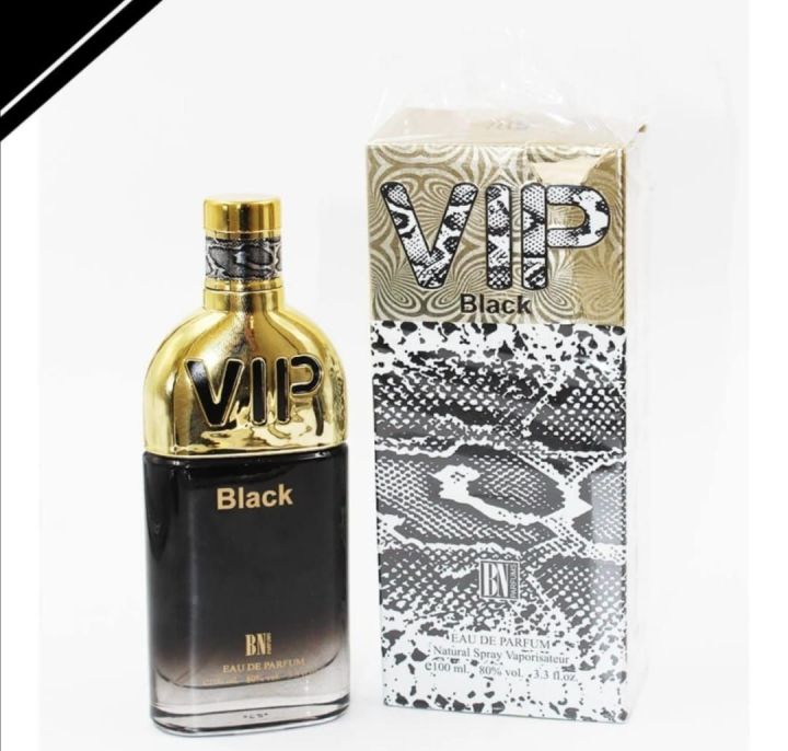 VIP Black Perfume 100ml - Parfums Prestige for Men - Eau de Toilette ...