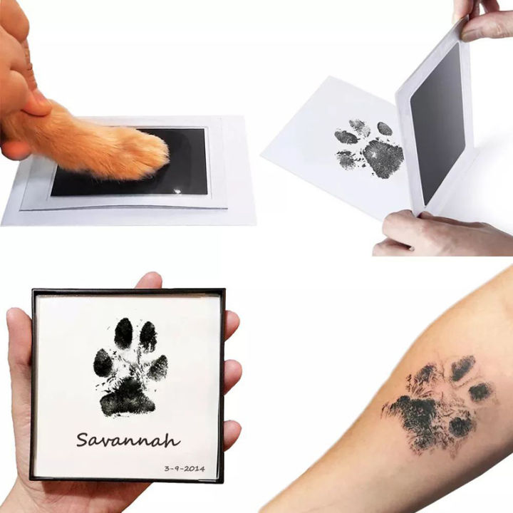 Pet Handprint Footprint Kit No Touch Cat Dog Paw Print Newborn Birth ...