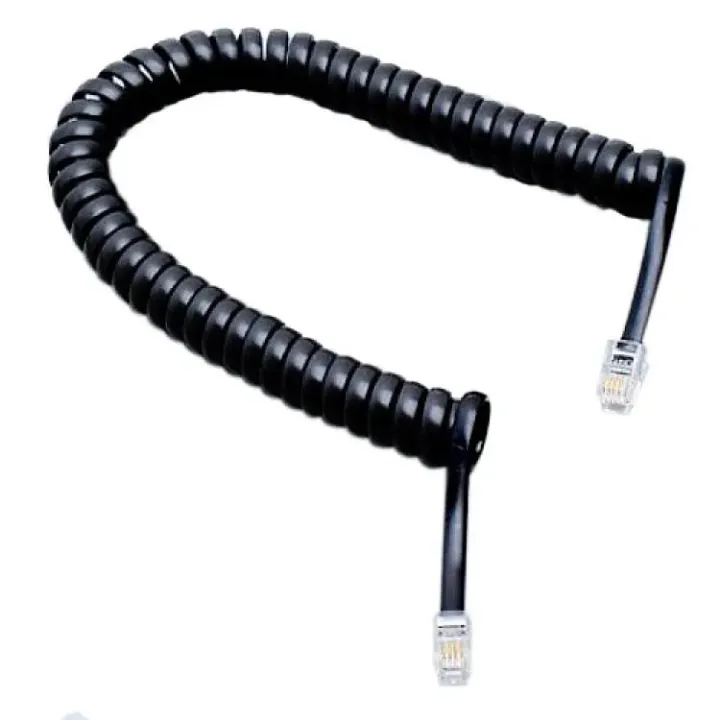 Phone Telephone Extension Cord Cable Line Wire with Standard RJ10 6P4C ...