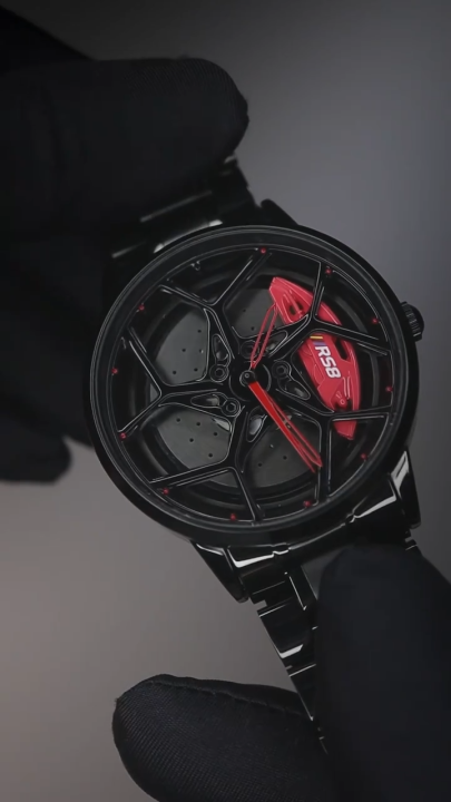 Ferrari Inspired Automatic Men Watch | Rotating Dial Luxury Stainless ...